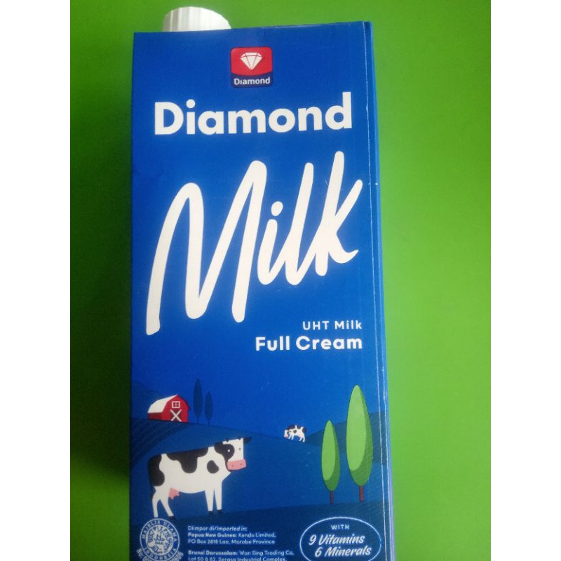 Jual Susu Uht Diamond Milk Full Cream 1000ml | Shopee Indonesia