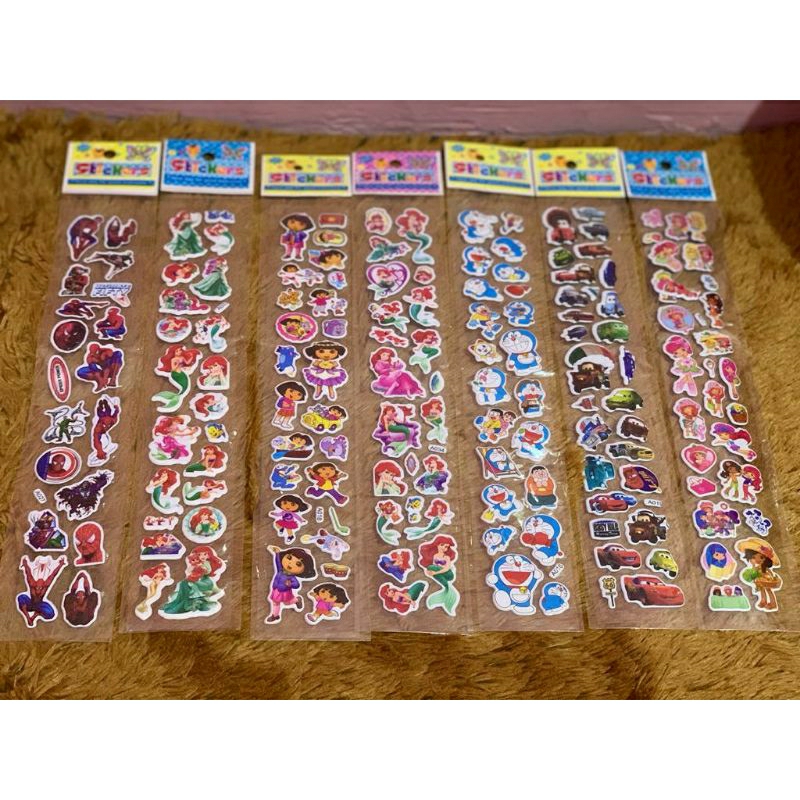 Jual stickers berbagai karakter murah (mainan tempelan) | Shopee Indonesia