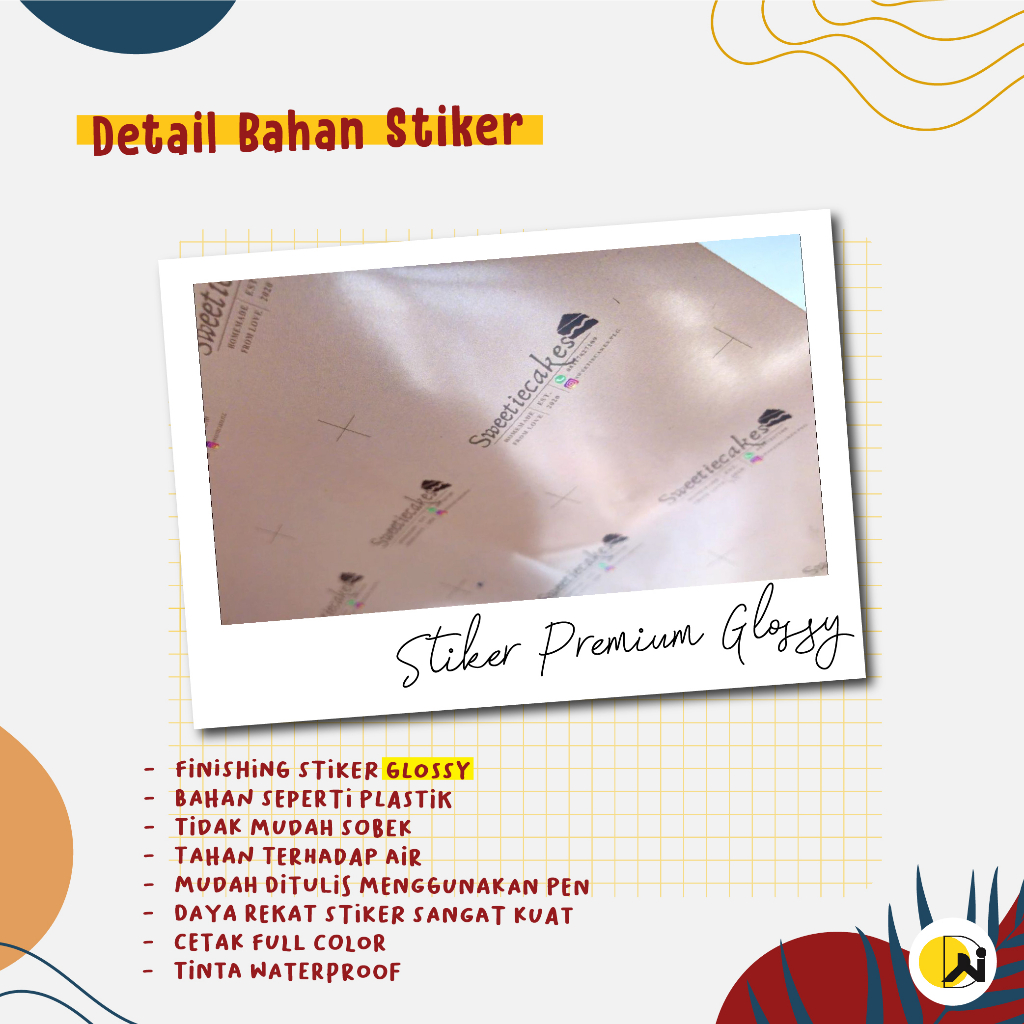 Jual Stiker Label Lilin Solid / Stiker Kemasan Lilin Bahan Solid ...