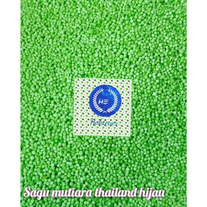 Jual Sagu mutiara Thailand HIJAU 500gr | Shopee Indonesia