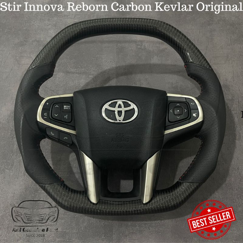 Jual Stir Setir Steer Innova Reborn Carbon Kevlar Original | Shopee ...