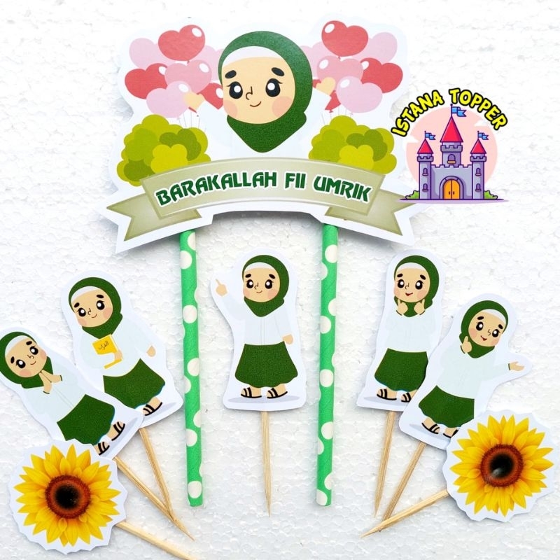 Jual Topper Anak Sholehah STANDART BESAR / Barakallah Fii Umrik ...
