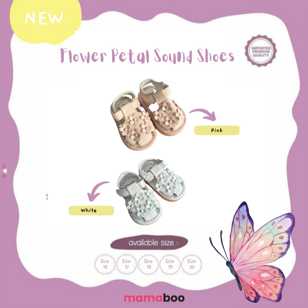 Jual Flowers Petal Sound Shoes / sepatu bunyi cit cit | Shopee Indonesia