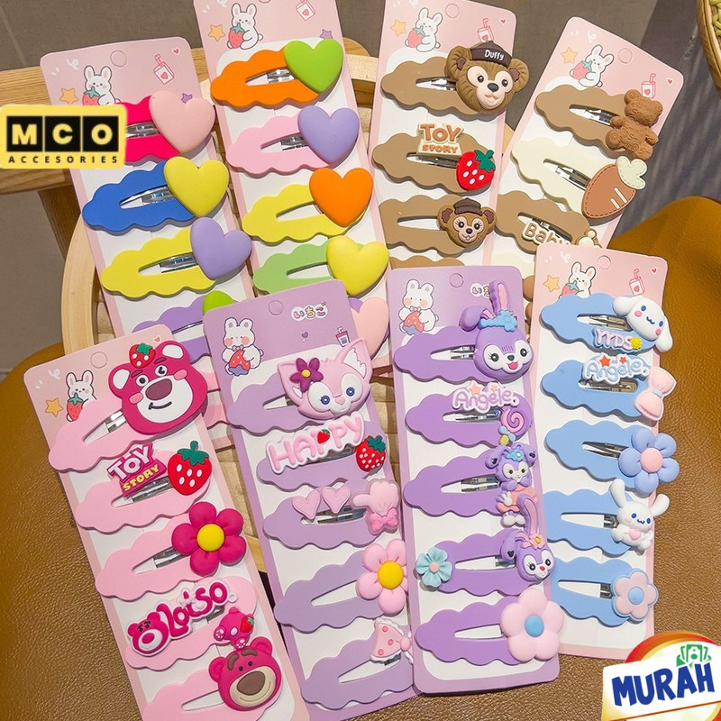 Jual Jepit Rambut Anak Karakter Kartun Lucu Aksesoris Rambut Anak ...