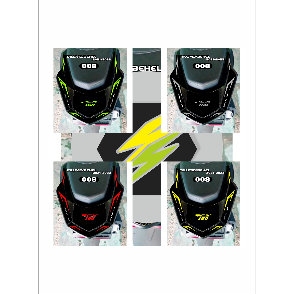 Jual Stiker Pelindung Behel Pcx 160 Variasi - Body Protector - Tankpad ...