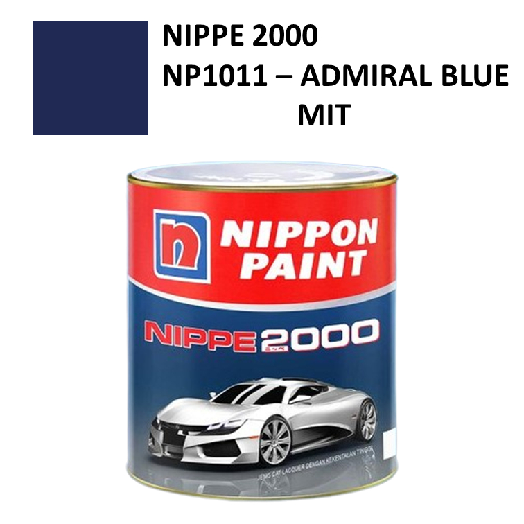 Jual Nippon Paint - Cat Duco NC Nippe 2000 - Kode NP1011 (Admiral Blue ...
