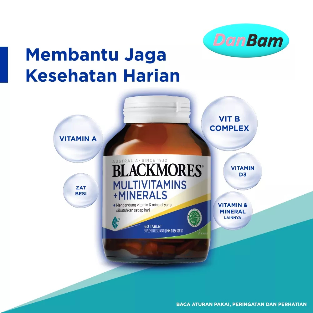 Jual Blackmores Multivitamin Minerals Isi 60 | Shopee Indonesia