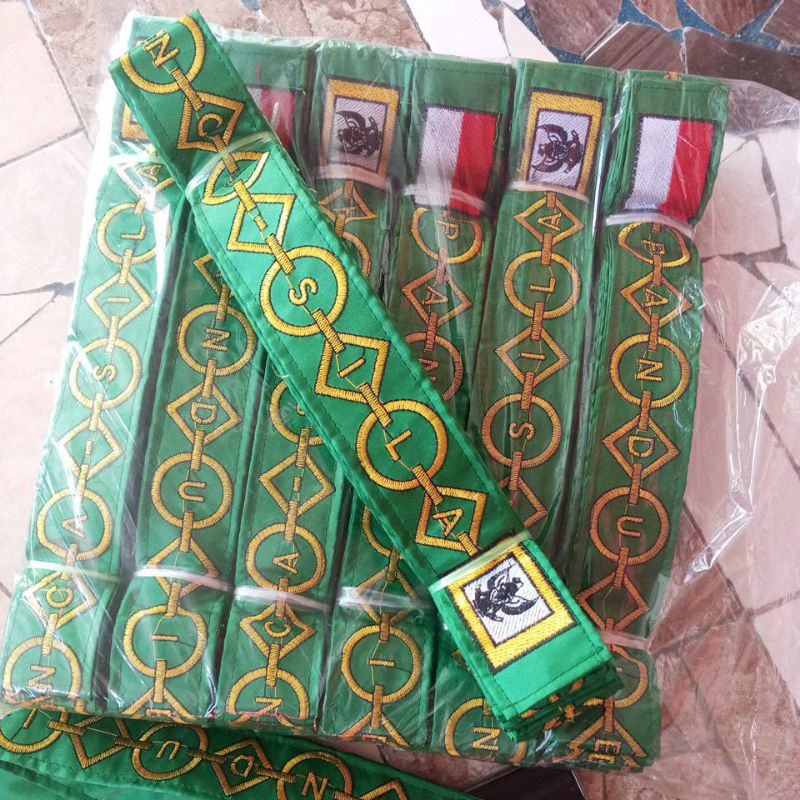 Jual Kendit paskibraka Hijau 10 biji bordir / sablon | Shopee Indonesia