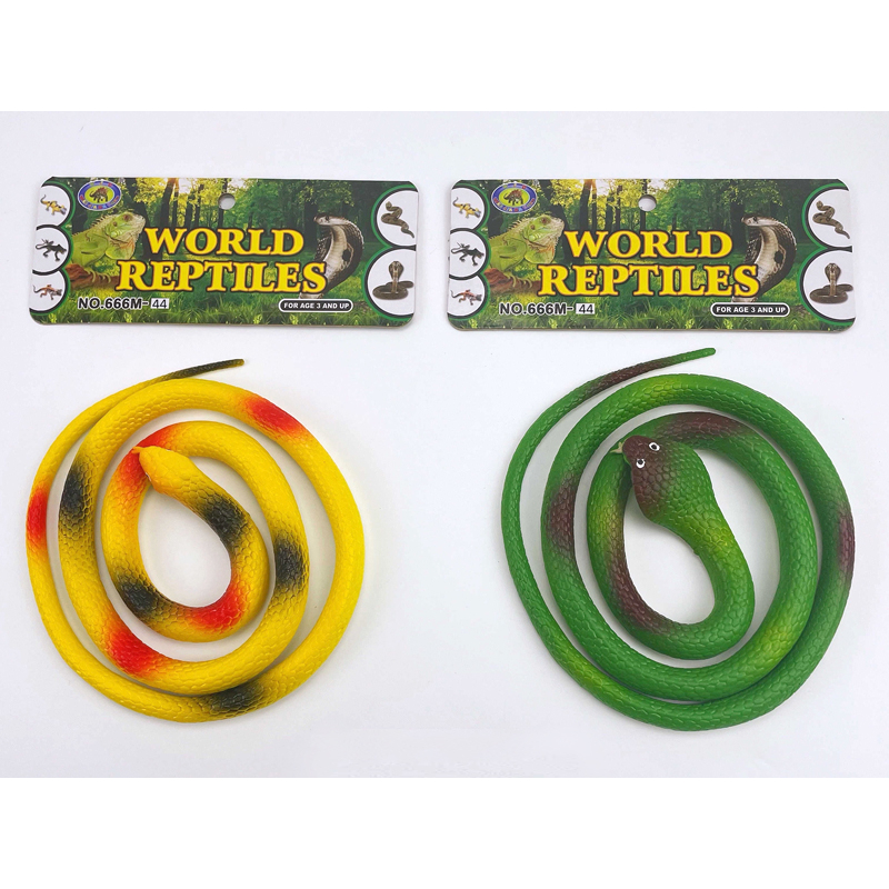 Jual MAINAN ANAK REPTIL KARET ULAR SET WARNA WARNI MELINGKER SNAKE ...