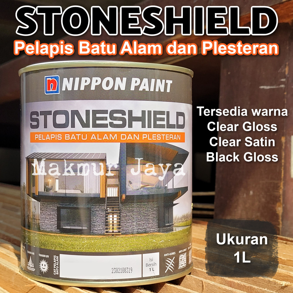 Jual Nippon Stoneshield 1L Cat Pelapis Batu Alam dan Plesteran | Shopee ...