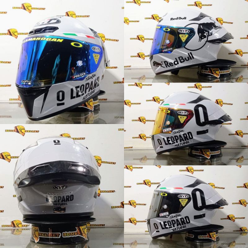 Jual HELM KYT TT COURSE SOLID GORILLA GLOSSY PAKET GANTENG (NEW ...