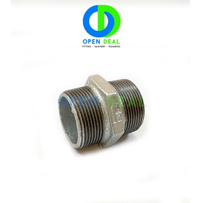 Jual Double Nepel Besi 1 1/2" IN G Brand / D NEPEL 1 1/2 INCH Galvanis | Shopee Indonesia