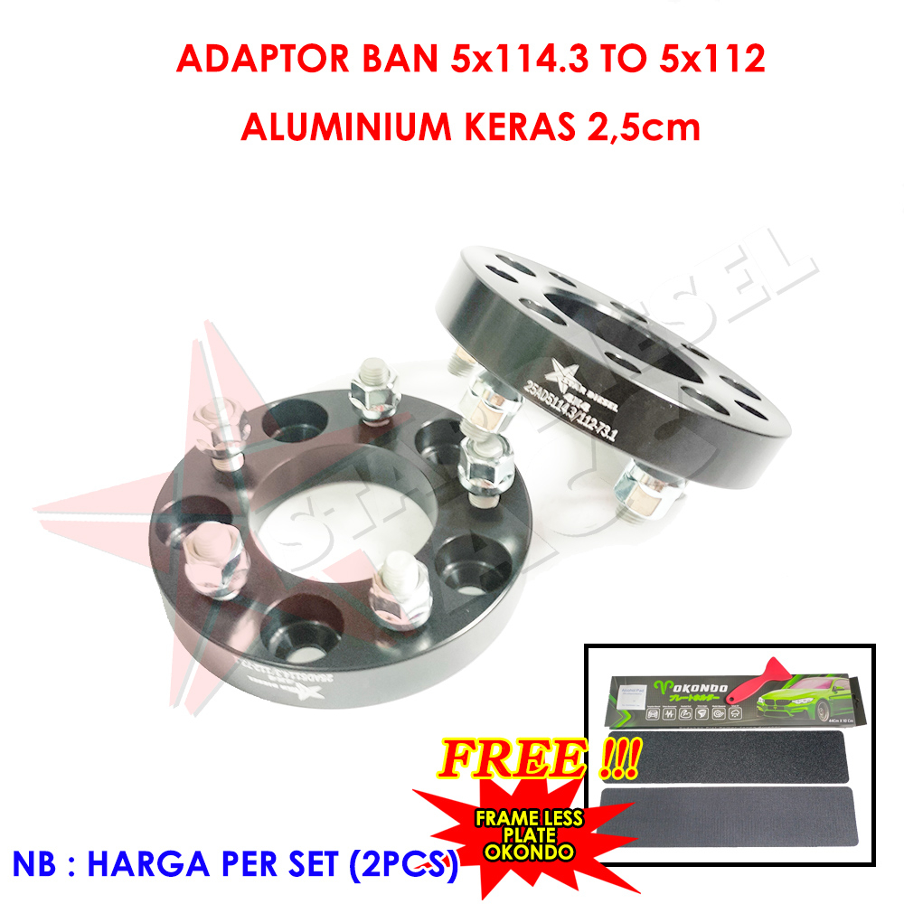 Jual ADAPTOR VELG INNOVA KE MERCY ADAPTOR BAN 5 X 114.3 MENJADI 5X112 ...
