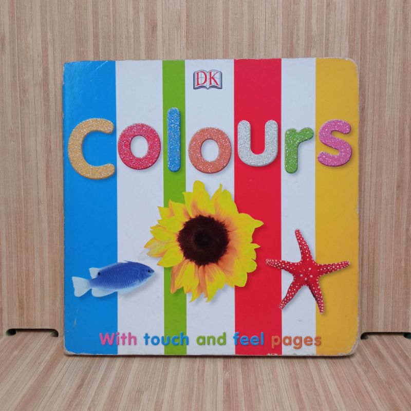 Jual [Eng] DK Colours With Touch and Feel Pages Book / Buku Taktil ...