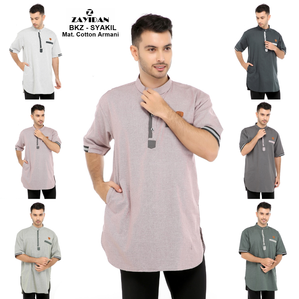 Jual Baju Koko Gamis Muslim Pria Syakil Series - By Zayidan Koko Muslim ...