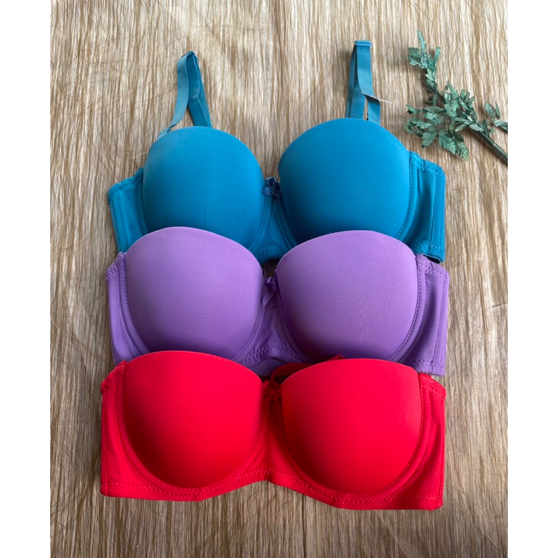 Jual PIERRE CARDIN PUSH UP BRA HALF CUP BERKAWAT SIZE 32B/B70 | Shopee ...