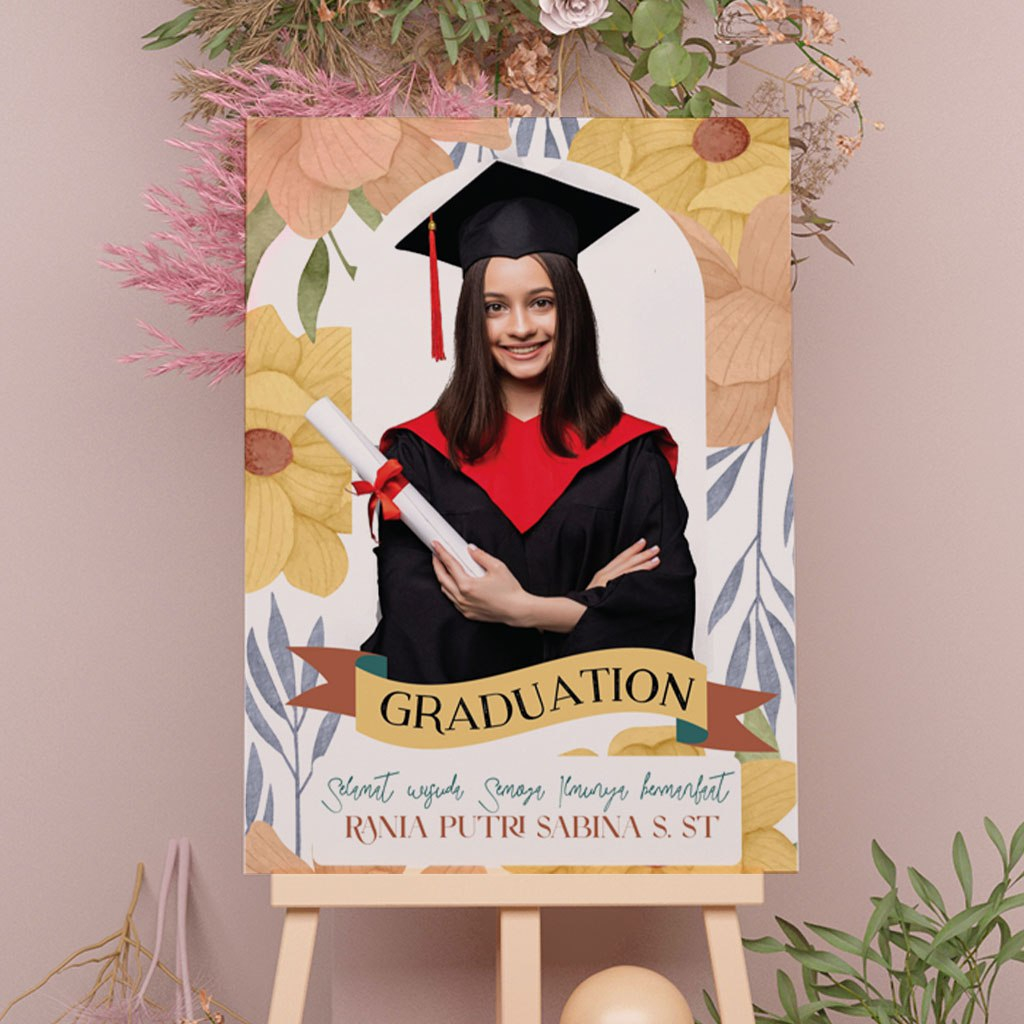 Jual PAPAN UCAPAN HAPPY GRADUATION BEBAS RIKUES TULISAN SESUAI ...