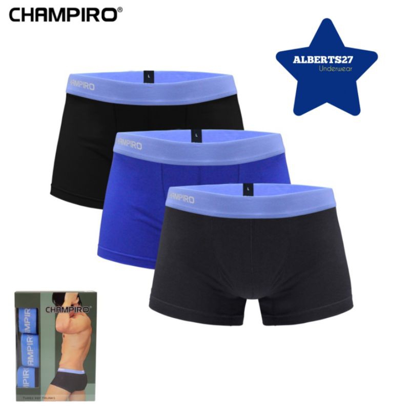 Jual Celana Dalam Boxer Pria Champiro C.0330-C isi 3 Pcs ( 1 Kotak ) | Shopee Indonesia