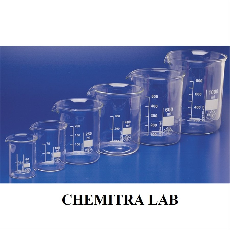 Jual SIMAX Beaker glass tall form cap 100 ML gelas kimia | Shopee Indonesia