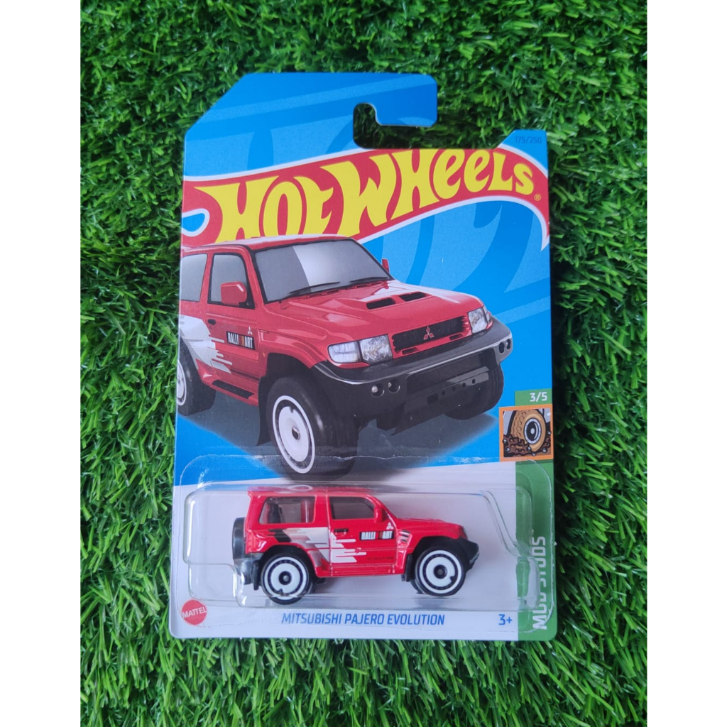 Jual HOT WHEELS MITSUBISHI PAJERO EVOLUTION MERAH RED | Shopee Indonesia