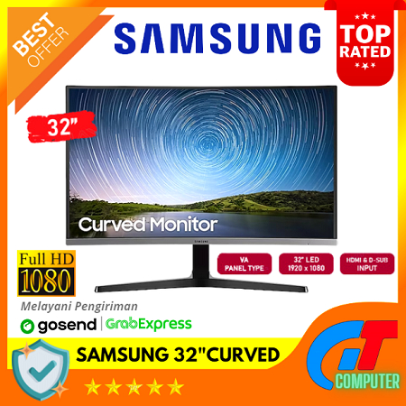 Jual SAMSUNG 32" inch LC32R500FHE Curved Monitor LC32R500 C32R500 ...