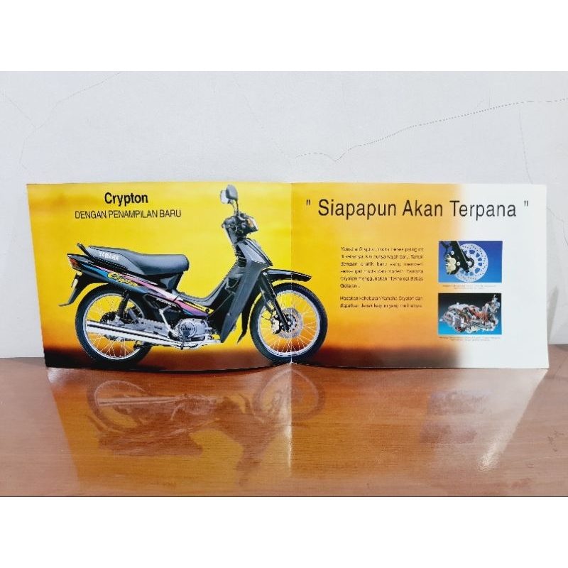 Jual Brosur Motor YAMAHA CRYPTON ORI | Shopee Indonesia
