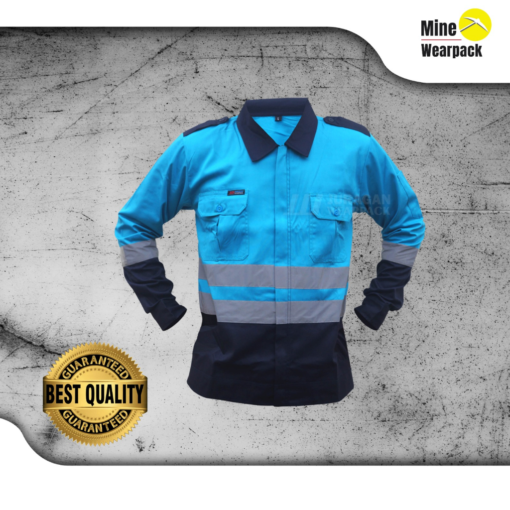 Jual Baju Safety Wearpack Proyek Tambang Seragam Kerja Teknik Operator ...