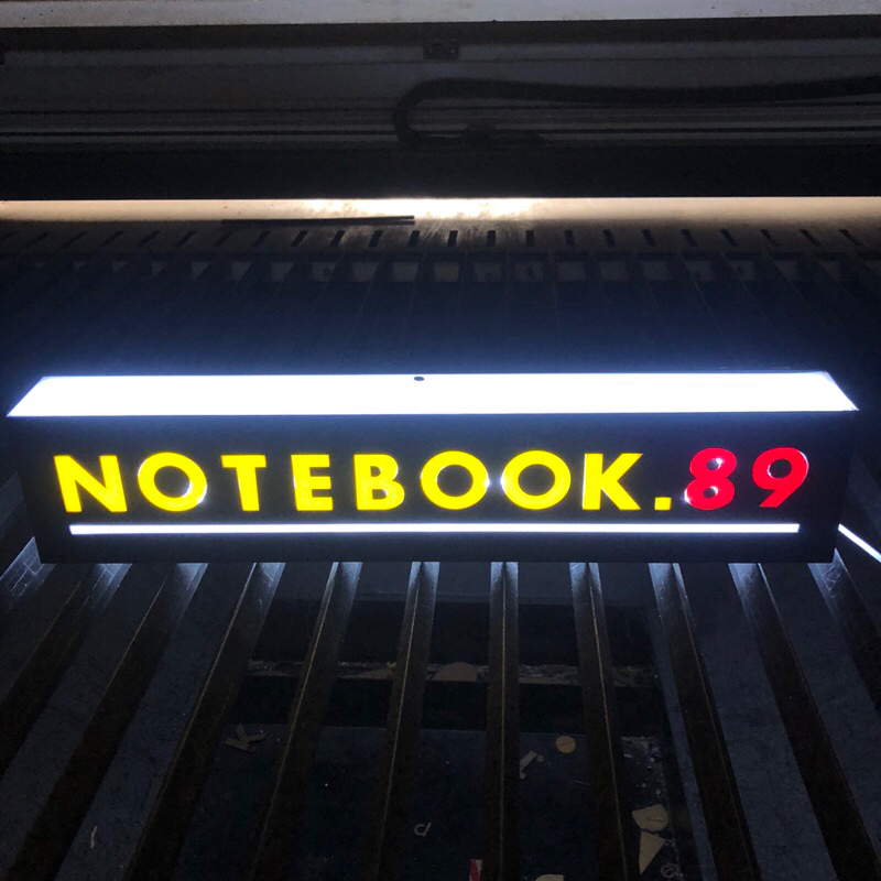 Jual Neon box custom Led ukuran 40x10cm | Shopee Indonesia