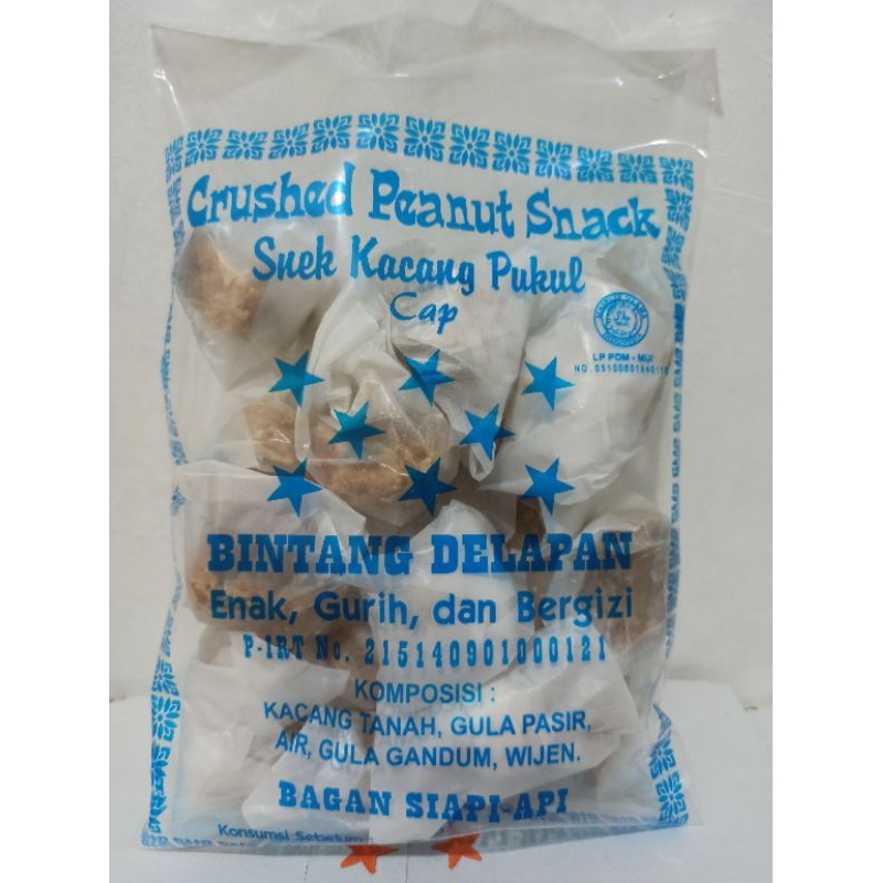 Jual Snack Kacang Pukul BINTANG DELAPAN Bungkus Sedang Makanan Ringan ...