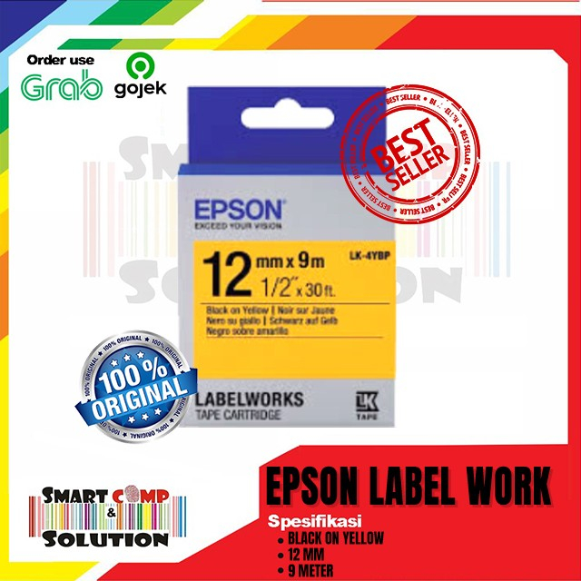 Jual Pita Label Printer Epson 9mm 12mm 18mm 24mm | Shopee Indonesia