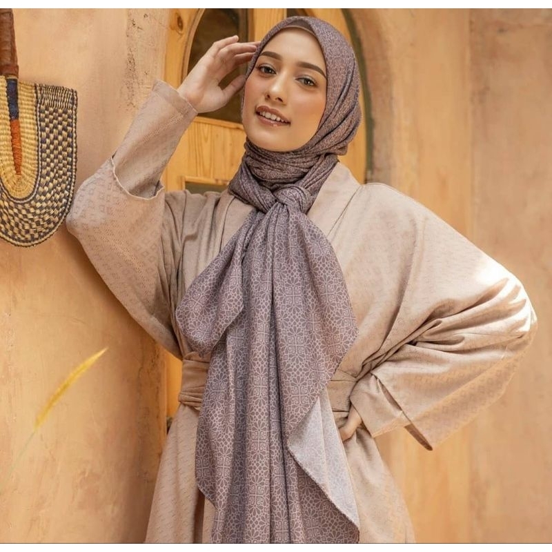 Jual Preloved Mashra Monogram Scarf Kenifra By Heavenlights HL X Mega ...