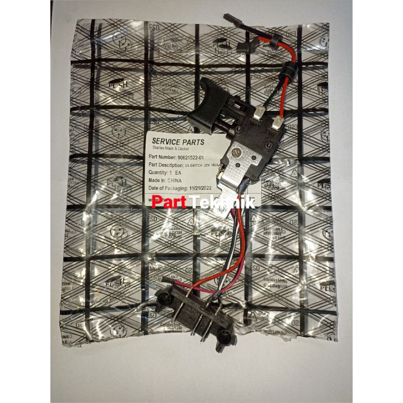 Jual Switch BDCHD18 Black Decker original for Drill. Switch black ...