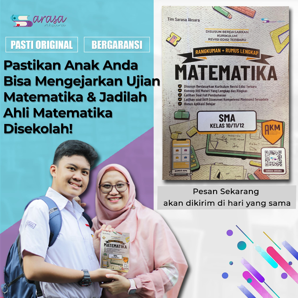 Jual Buku Rumus Matematika SMA MA Kelas 10 11 12 Kumpulan Rangkuman ...