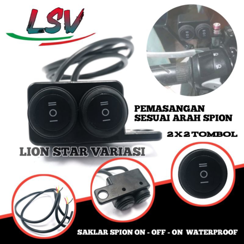 Jual Saklar Kiri Double On Off Domino Kotak Full Besi Aluminium Saklar ...