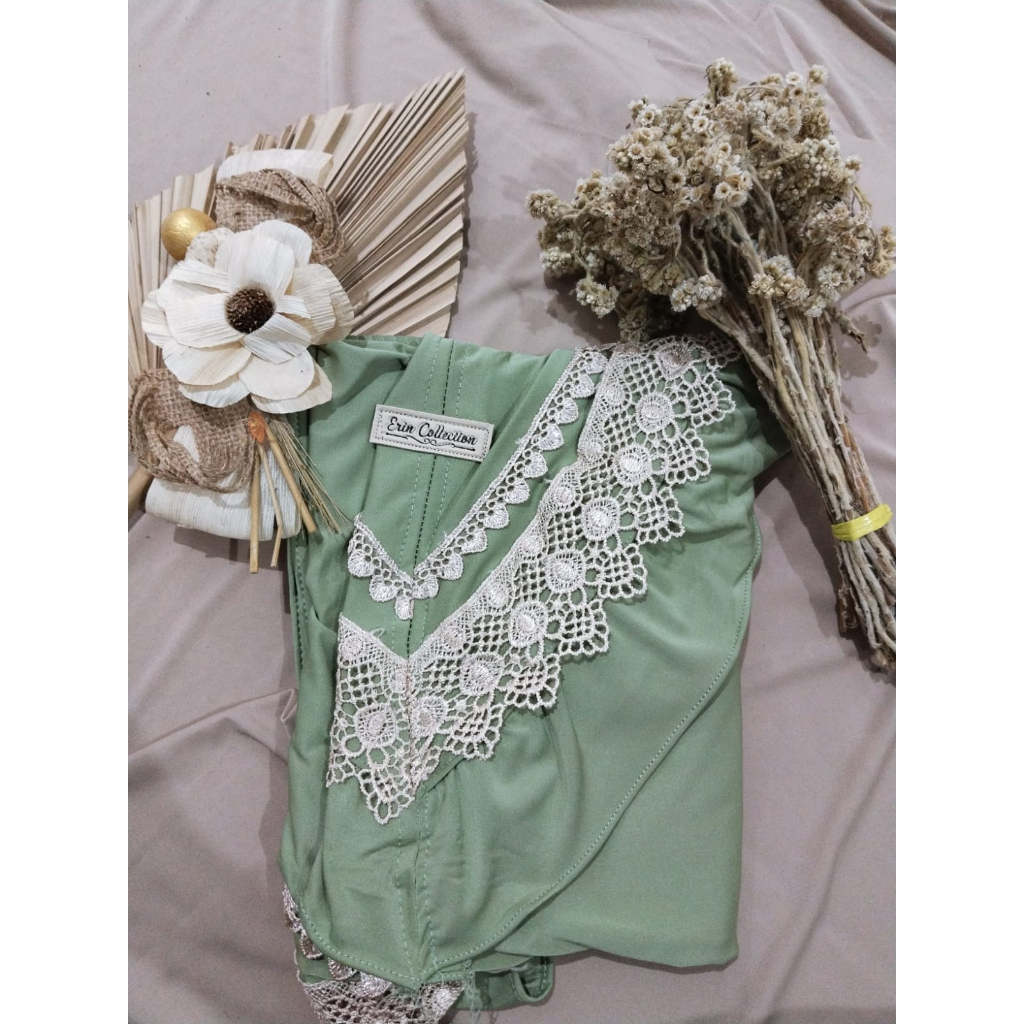 Jual JILBAB INSTAN JESEY/JILBAB RENDA INSTAN /JILBAB RENDA MEWAH ERIN ...