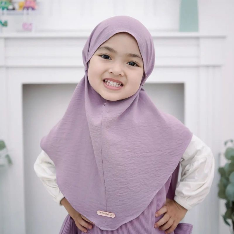 Jual Bergo Maryam Crinkle Airflow Anak / Hijab Anak Cribkle Airflow Non Ped | Shopee Indonesia
