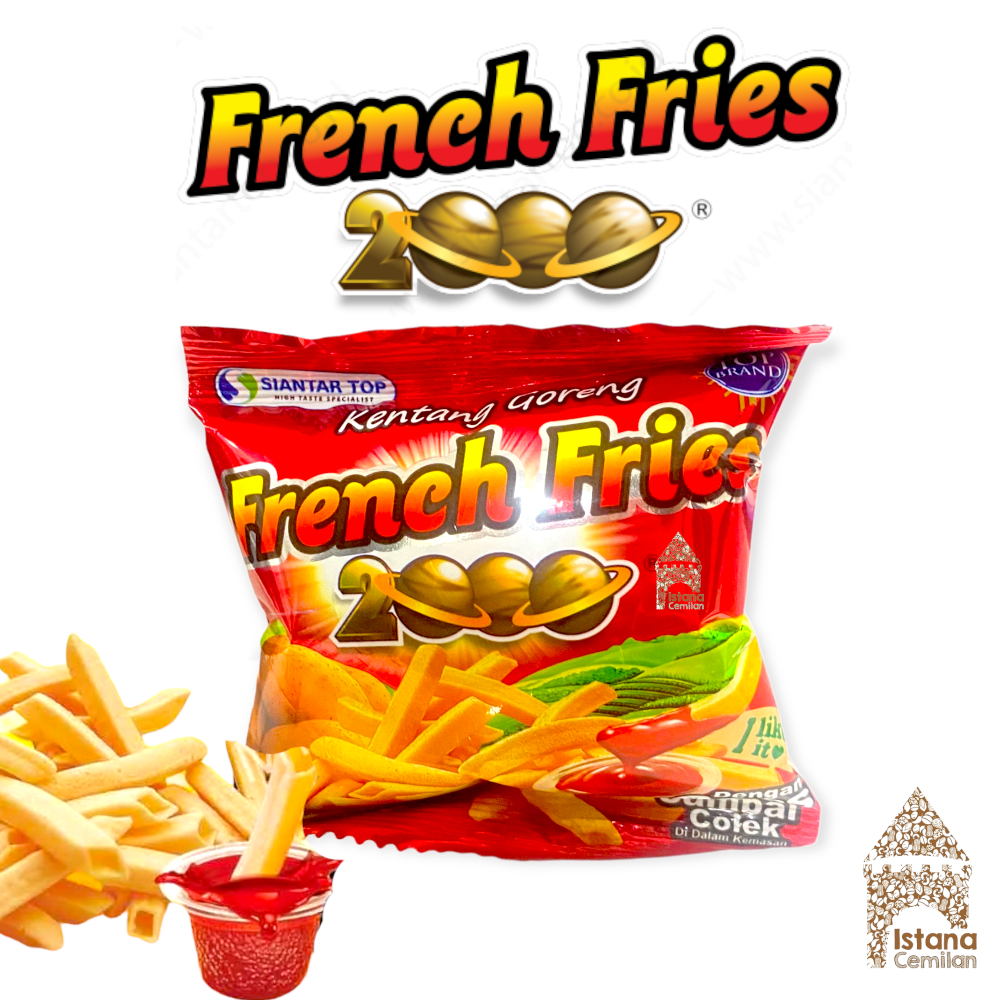 Jual French Fries 2000 7 Gram. Chiki Kentang Goreng Saos Sambal ...