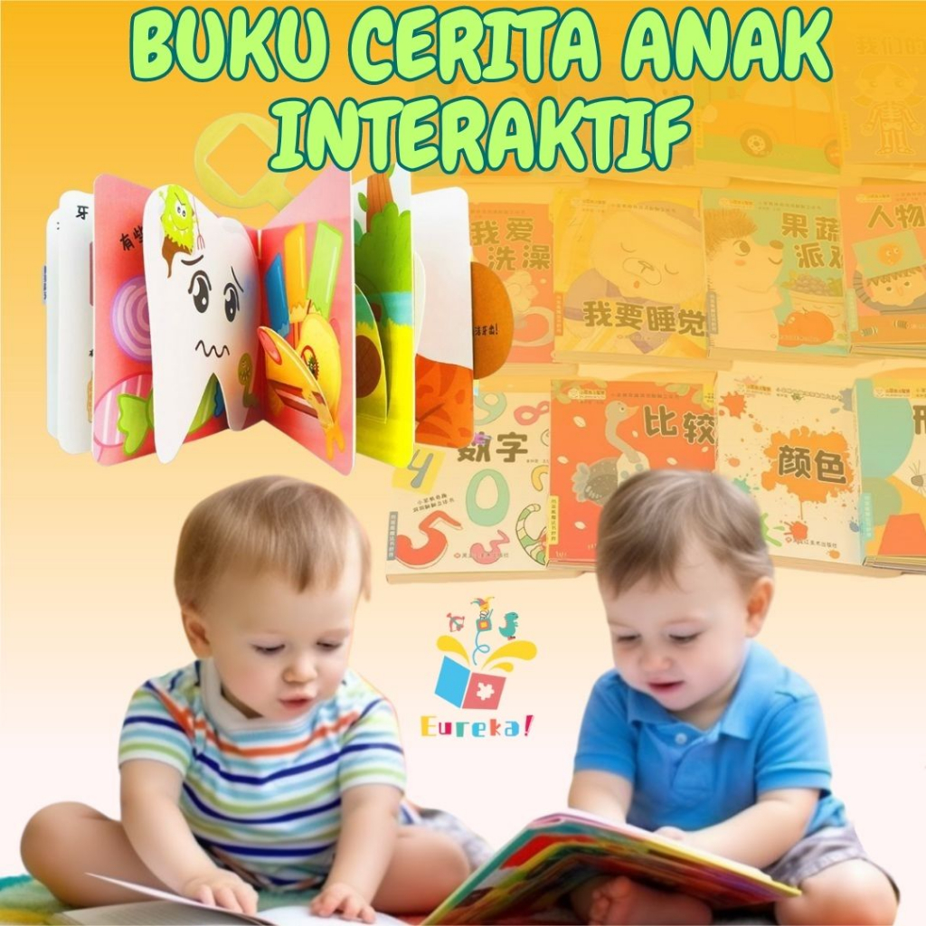 Jual [B-3] Buku Cerita Interaktif Untuk Anak Dengan Beragam Fitur 3D ...