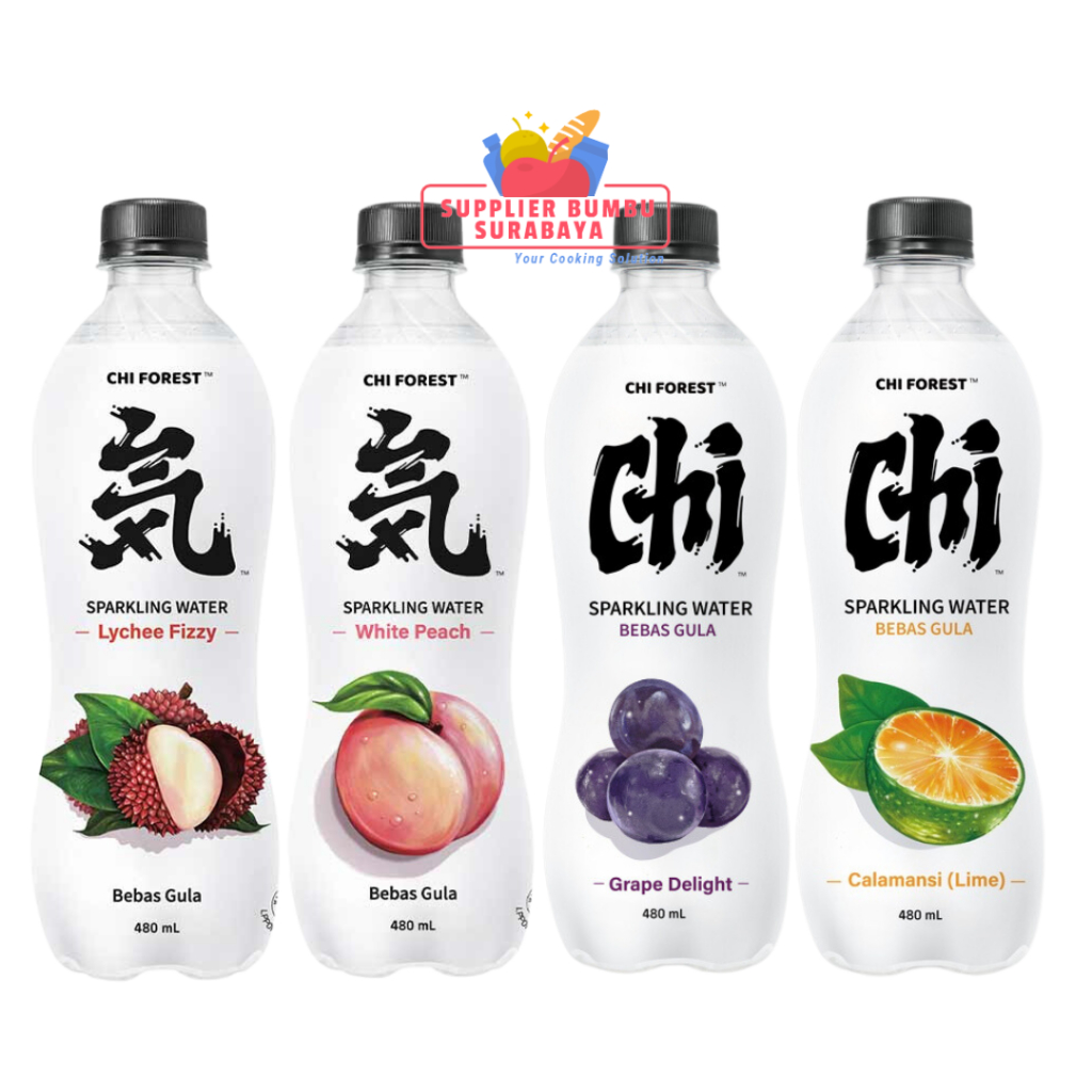 Jual Chi Forest Sparkling Water Lychee Fizzy White Peach 480 ml Bebas Gula | Shopee Indonesia