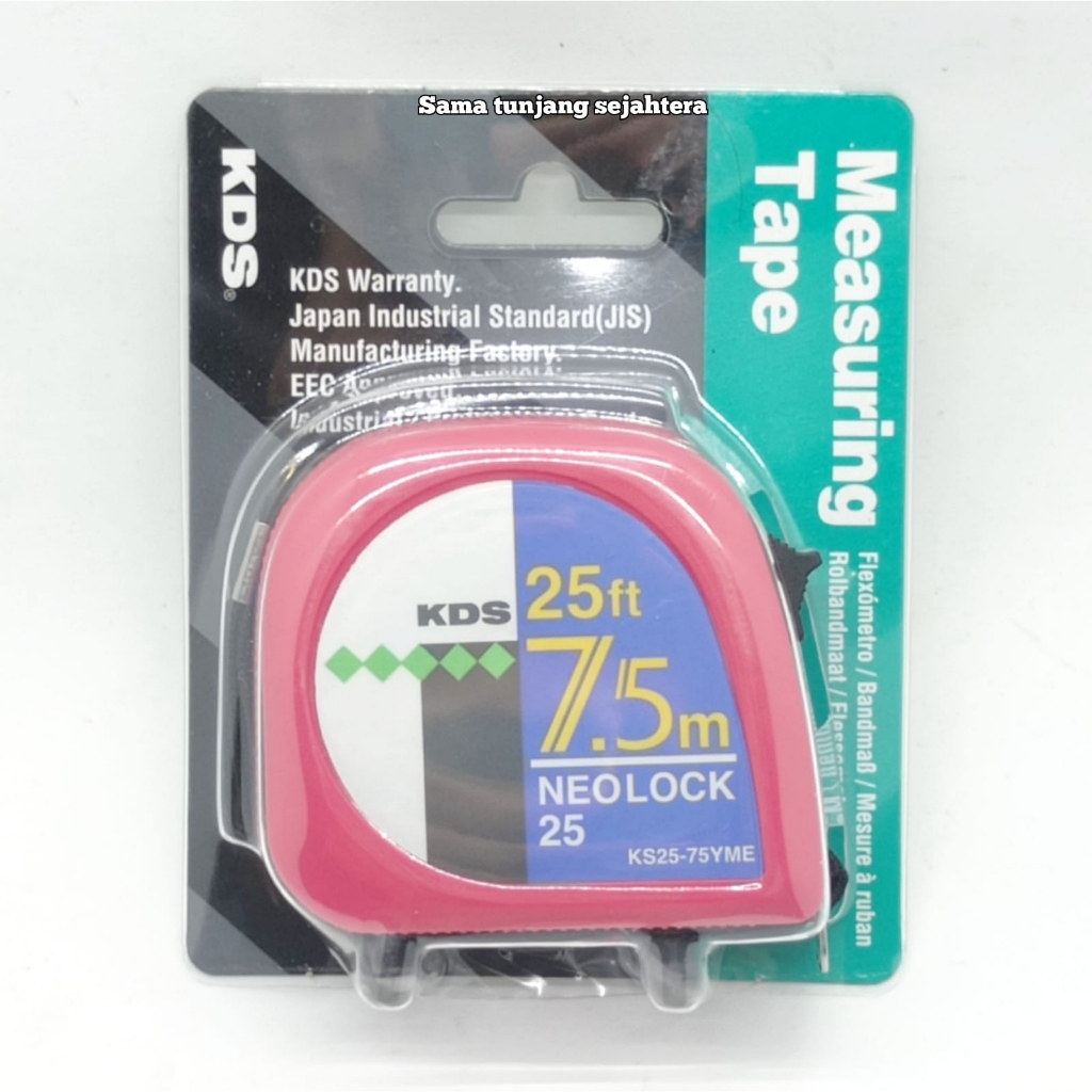 Jual METERAN KDS 7,5 METER NEOLOCK | Shopee Indonesia