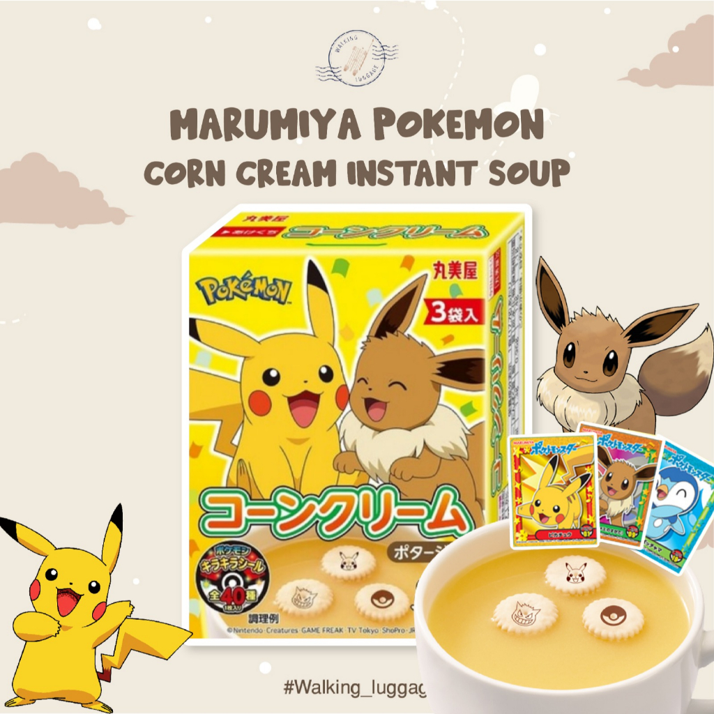 Jual Marumiya Pokemon Corn Cream Soup (Original Jepang) | Shopee Indonesia