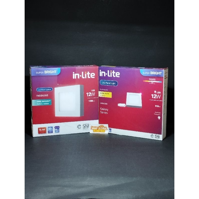 Jual Lampu led downlight OB inlite INSS628S 12 Watt kotak | Shopee ...