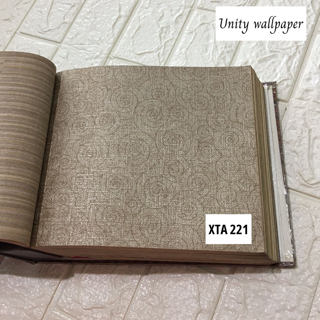 Jual WALLPAPER DINDING MOTIF BULAT COKLAT CREAM MAESTRO | Shopee Indonesia