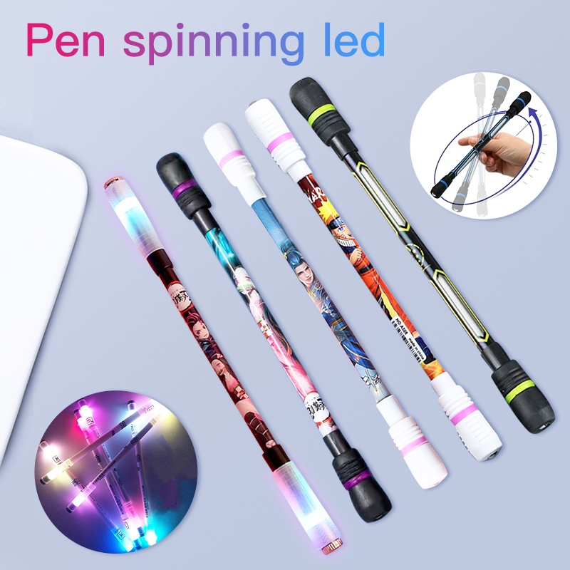 Jual Spinning Pen / Pulpen Putar LED & Non LED Anti Stress Balance ...