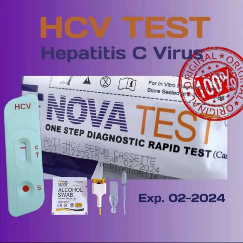 Jual HCV One Step - Tes Uji Hepatitis C 1 Set Lengkap | Shopee Indonesia