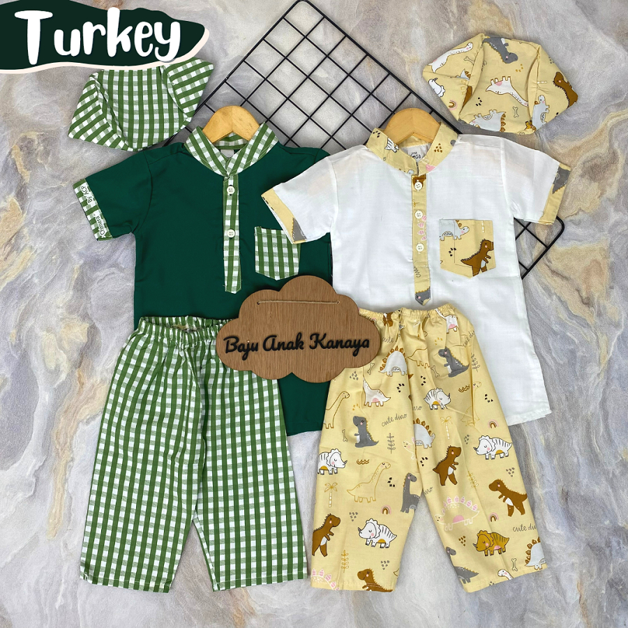 Jual 6bln-3TH BAJU MUSLIM KOKO ANAK TURKEY by Little Koda (SNI ...