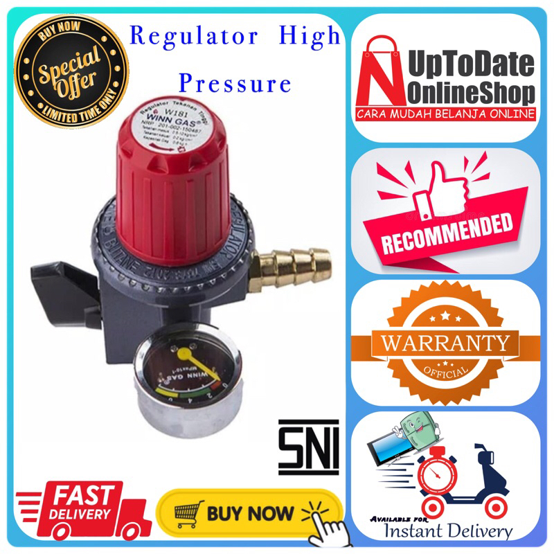Jual REGULATOR GAS HIGH PRESSURE UNIVERSAL ORIGINAL RESMI KUALITAS SNI ...
