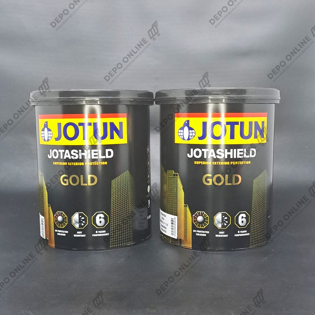 Jual CAT TEMBOK JOTUN JOTASHIELD EXTERIOR GOLD CAT TEMBOK WARNA EMAS 1 ...