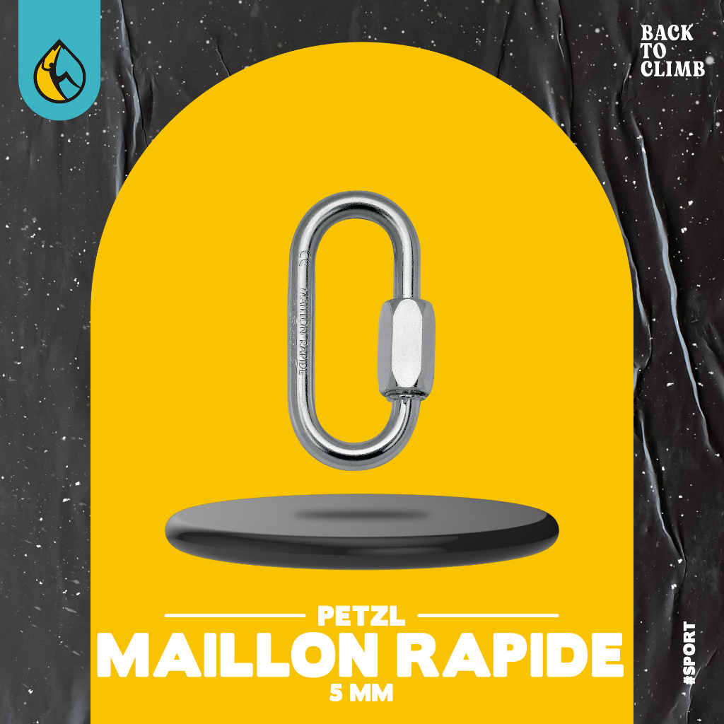 Jual Petzl MAILLON RAPIDE N5 Carabiner Oval Screw Lock | Shopee Indonesia