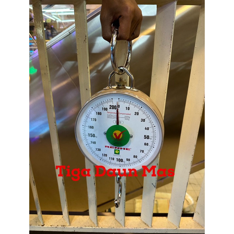 Jual Timbangan Gantung Jarum Kualitas Vietnam Renhe 200 Kg Timbangan Gantung Jarum Manual ...
